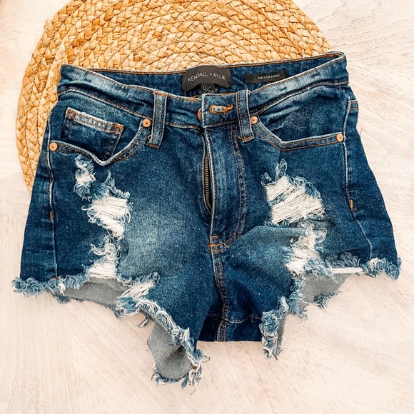 Kendall & Kylie | Shorts | Kendall And Kylie High Waist Cheeky Denim ...